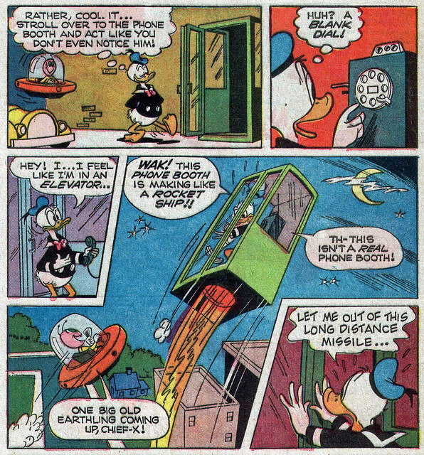 Donald Duck: The Flying Phone Booth – The Payphone Project